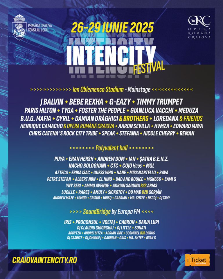 Intencity Festival – 26-29 iunie 2025